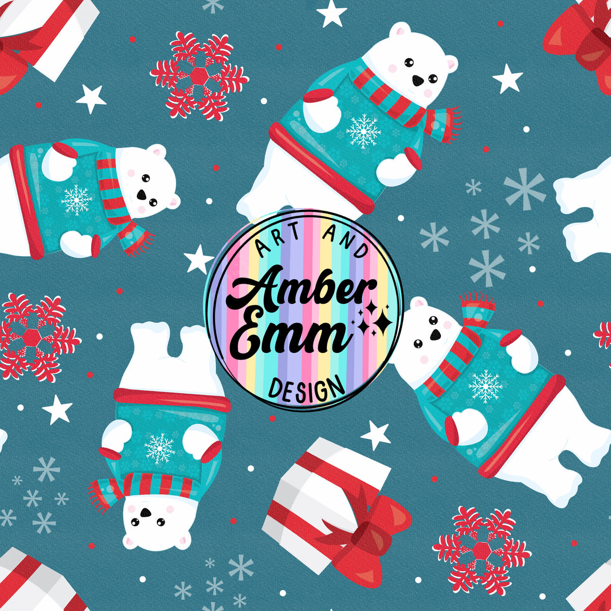 Very Merry Bears – Amber Emm Art